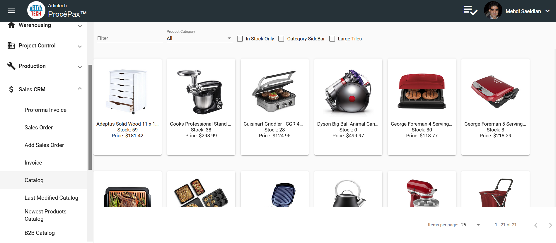 Sales CRM - Artintech Software Solutions