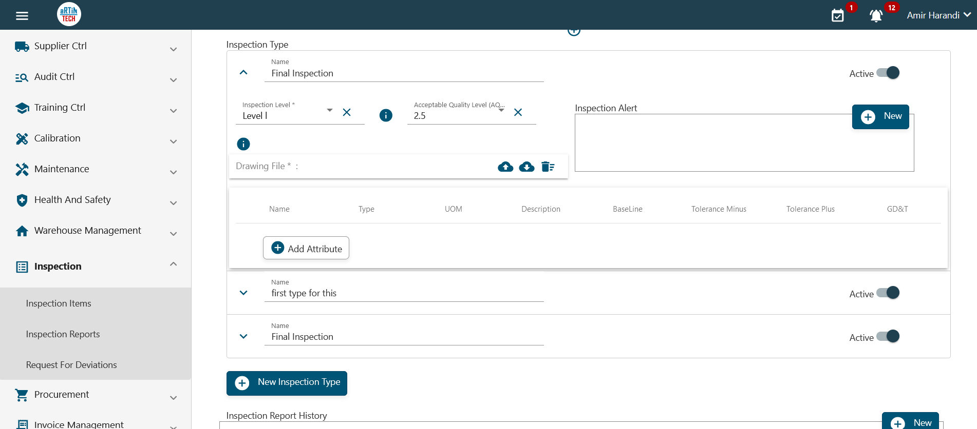 Inspection Management System - Artintech Software Solutions