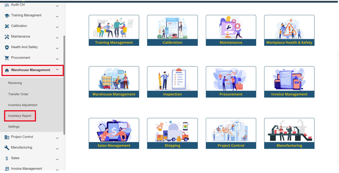 Inventory Reports - Artintech Software Solutions